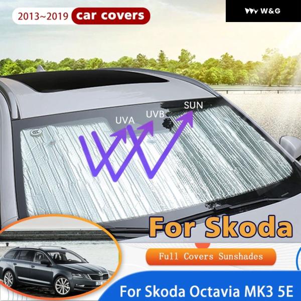 シュコダ オクタビア 3 A7 MK3 5E 2013~2019 エステートカー ウィンドウ フロントガラス サンシェード リフレクター サンシェード サンバイザー アクセサリー カスタムパーツ アクセサリー 交換用部品Product ap...