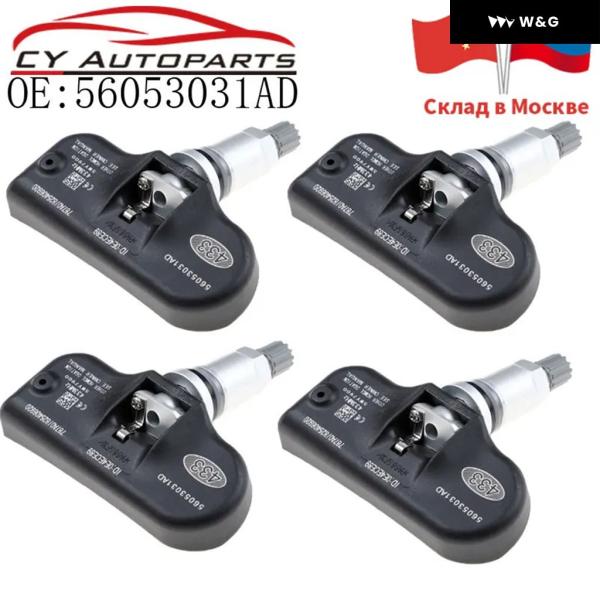 4個 タイヤエア圧 センサー TPMS クライスラー ダッジ ジープ 433MHZ 56053031AD TS-CH10 カスタムパーツ アクセサリー 交換用部品Hign-concerned Chemical:NoneVoltage:12 ...