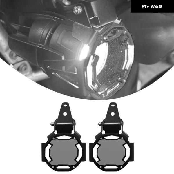 BMW R1250GS R1250 R1250GS ADV アドベンチャー 2018 - 22 オートバイ バイク フォグランプ ライトカバー ガード グリル プロテクター カスタムパーツ アクセサリー 交換用部品Protective pa...