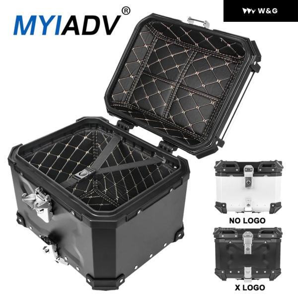 80L 100L 汎用 オートバイ バイク テール ボックス トランク リア ラゲッジ ツールケース ベネリ TRK502 TRK702 BMW R1250GS F850GS F800GS カスタムパーツ アクセサリー 交換用部品Hign-...