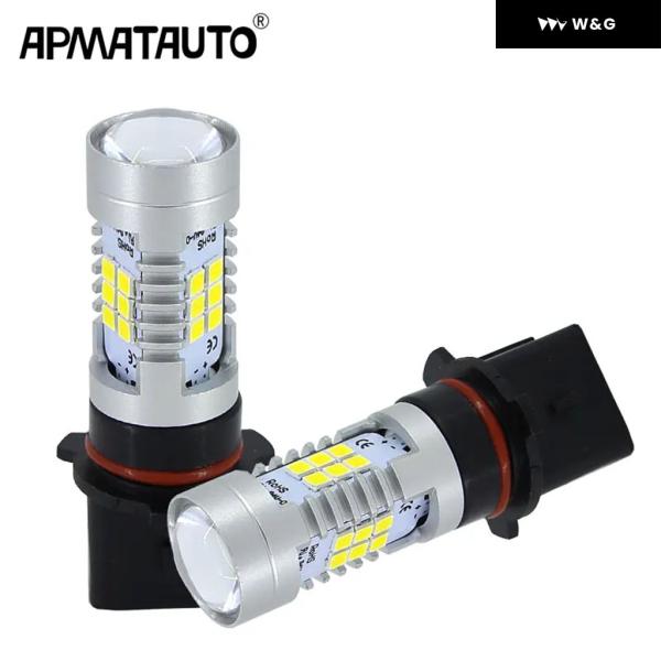 2X 6000K ホワイト 42W P13W 21-SMS LED バルブ DRL 2008-12 アウディ B8 モデル A4 S4 ハロゲン ヘッドライト トリム 付き カスタムパーツ アクセサリー 交換用部品Hign-concerne...