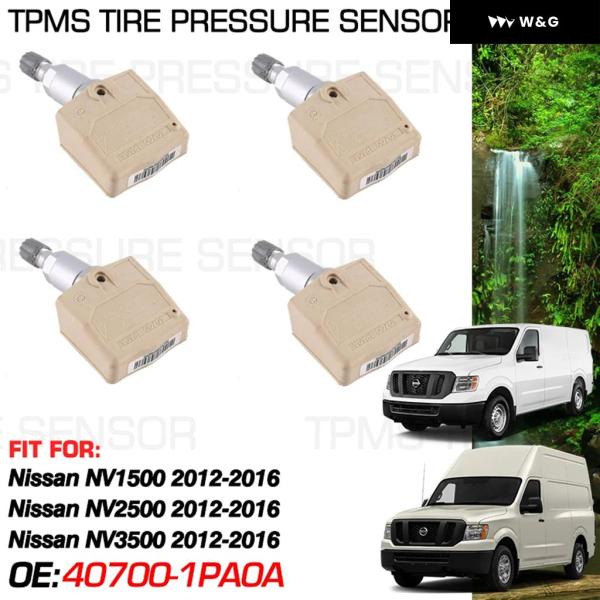 315MHZ 車用 日産 NV1500 1500 日産 NV2500 2500 日産 NV3500 3500 2012-2016 オートタイヤエア圧モニター システム 40700-1PA0A カスタムパーツ アクセサリー 交換用部品Mate...