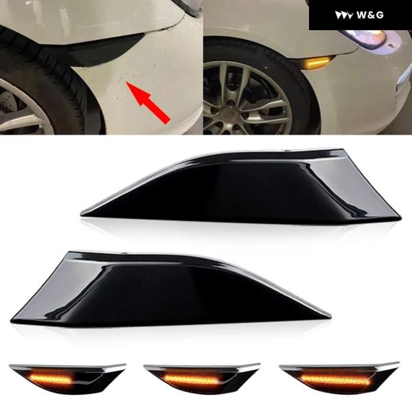 2012年以降 ポルシェ 991 981 718 ケイマン ボクスター カイエン LEDフロントサイド マーカーライト ウィンカーランプ OEM#99163115502 2個 カスタムパーツ アクセサリー 交換用部品Hign-concern...
