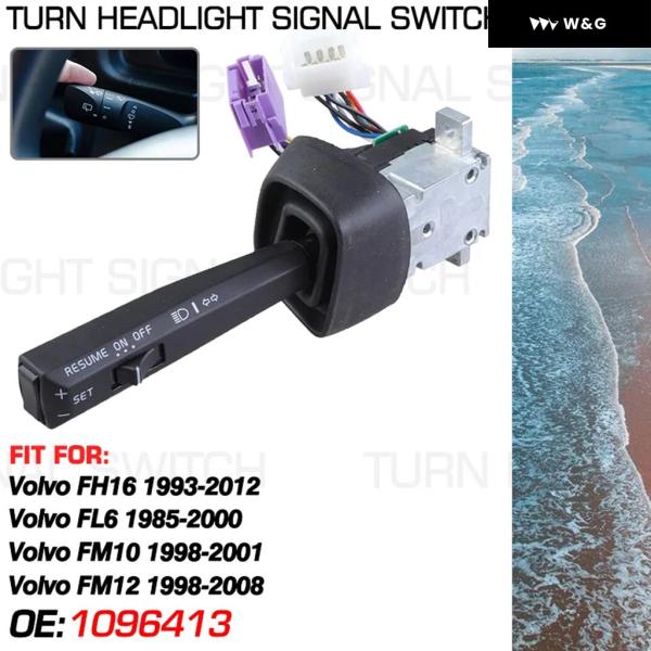ヘッドライト ウィンカースイッチ 1096413 ボルボ FH12 FH16 1993-2012 ボルボ FL6 1985-2000 ボルボ FM10 FM12 NH12 1998-2008 75509700 カスタムパーツ アクセサリー ...