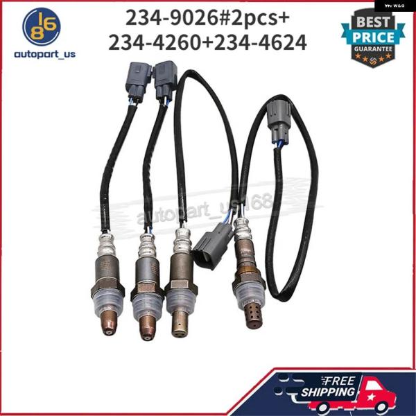 4個 上流 下流 オキシセンサー O2センサー ラムダセンサー 234-9026 234-4260 234-4624 トヨタ セコイア トヨタ タンドラ カスタム パーツ アクセサリーHigh-concerned chemical:None...