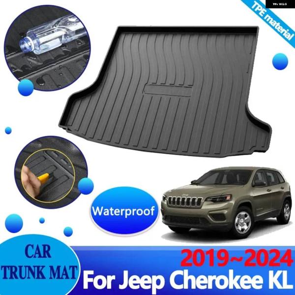 トランク フロアマット ジープ チェロキー KL アクセサリー 2019~2023 防水 カーペット プロテクター キャリア 布張りTPE 収納 パッド カスタム パーツ アクセサリーHigh-concerned chemical:None...