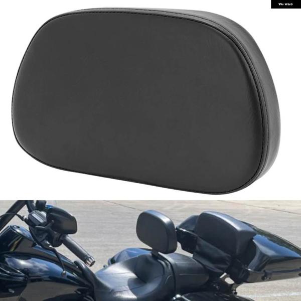 オートバイ フロントドライバー /ライダーバックシートバックレスト クッション パッド ハーレー ツーリング CVO エレクトラ ロード ストリート グライド ロードキング 09-UP カスタム パーツ アクセサリーHigh-concern...
