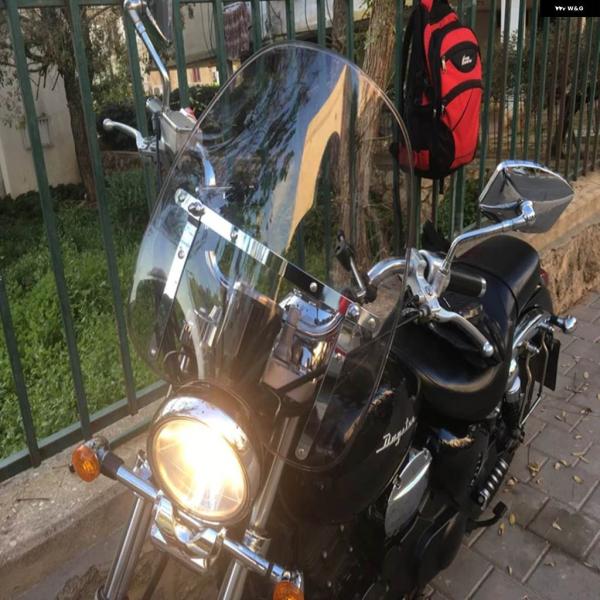 7/8インチ 1インチ ハンドルバー ウィンドシールド ホンダ シャドウスピリット750 1100 600 VT750 VT1000 VT600セイバーACEエアロ バイク ウィンドスクリーン カスタム パーツ アクセサリーItem Wei...