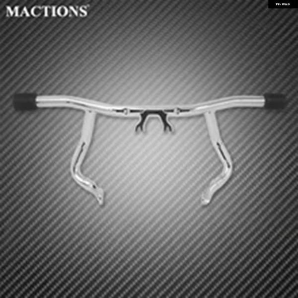 オートバイ エンジン ガード フラットアウト クラッシュ バー フロント落下防止 ハーレー ツーリング ストリートグライド ロードグライド 2014-2022 カスタム パーツ アクセサリーHigh-concerned chemical:N...