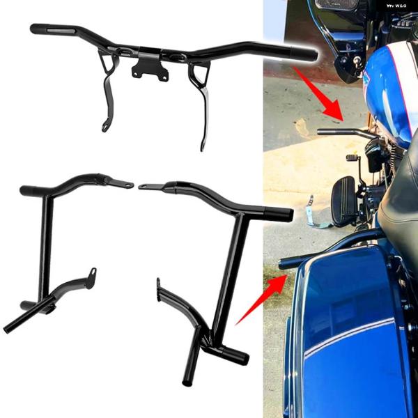 オートバイ サドルバッグ ガードレール バッグガード フロント エンジン ガード ハーレー ツーリング ストリートグライド ロードグライド 2014-2023 カスタム パーツ アクセサリーHigh-concerned chemical:N...