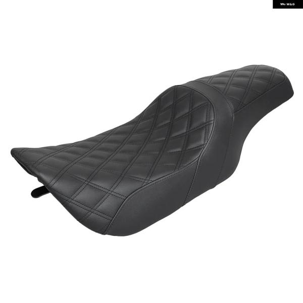 ハーレー 1997-2007 ロードキング FLHR バイク プロファイラー 2-UP ドライバー パッセンジャーシート ブラック ラティスステッチ カスタム パーツ アクセサリーHigh-concerned chemical:NoneIt...