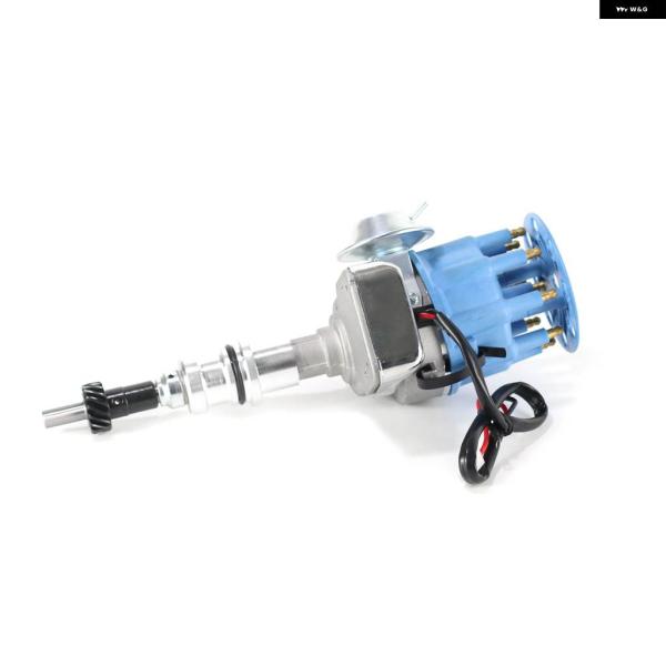 高性能ブルー イグニッション ディストリビューター FORD 221-260-289-302 スモールキャップ スモールブロック HEI ディストリビューター V8 ENG すぐに使用可能 カスタム パーツ アクセサリーHigh-conce...
