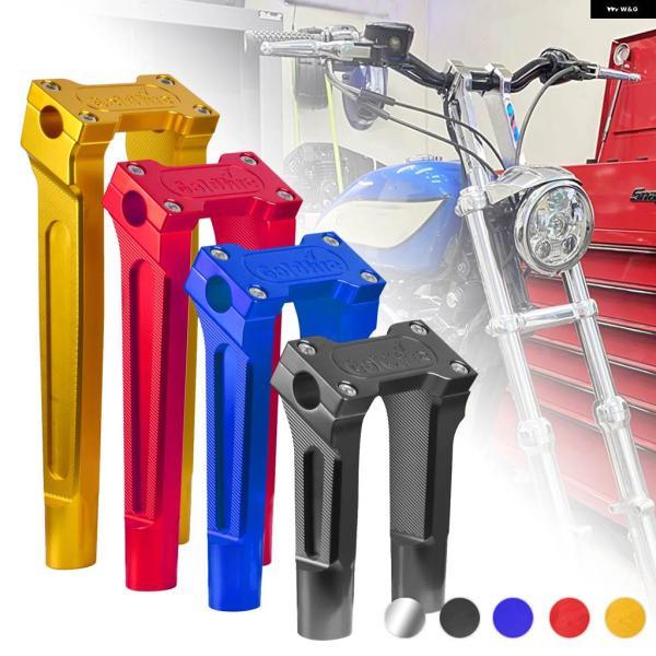 6/8/10インチ バイク プルバック ハンドルバー ライザー モトアクセサリー ほとんどダイナ / ストリートボブ / ソフテイル / スポーツスター に適合 カスタム パーツ アクセサリーHigh-concerned chemical:...