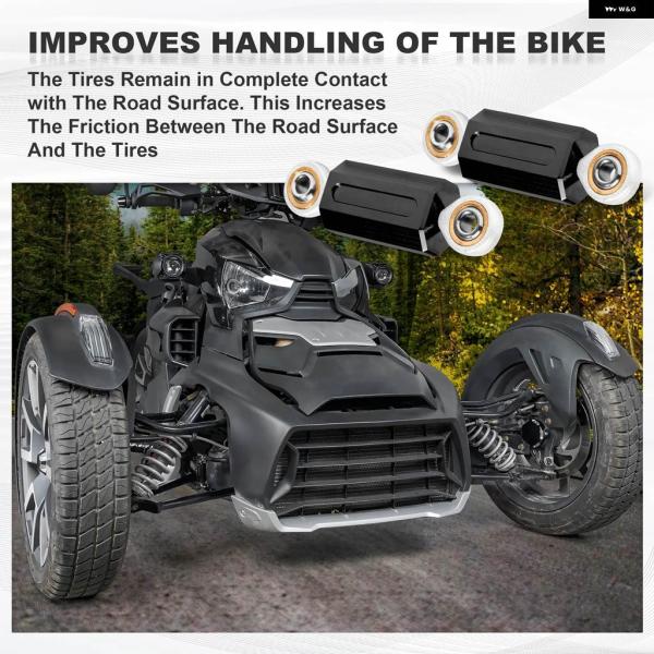 ブラックアルミスタビライザーエンドリンク ハイムジョイントセット 6MM バイク アクセサリー CAN-AM RYKER 全モデル カスタム パーツ アクセサリーProtective parts:Braking System Protect...