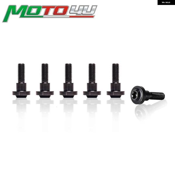 ヤマハ R1 1998-2009/R6 1999-2008用チタンM6X20MM フロントディスクブレーキローターボルト ブラック 6 PCS カスタム パーツ アクセサリーHigh-concerned chemical:NoneItem ...