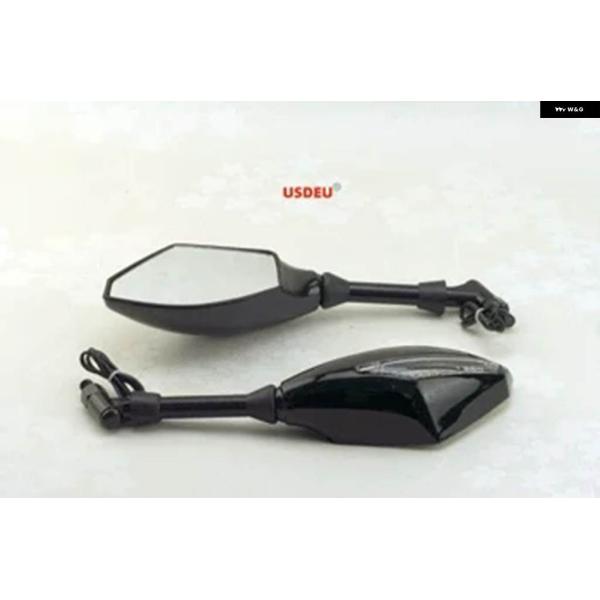 バイク LEDウインカー付きミラー 汎用 ホンダ / カワサキ / スズキ クルーザー バイク モデル全車両 カスタム パーツ アクセサリーHigh-concerned chemical:NoneOrigin:Mainland ChinaI...