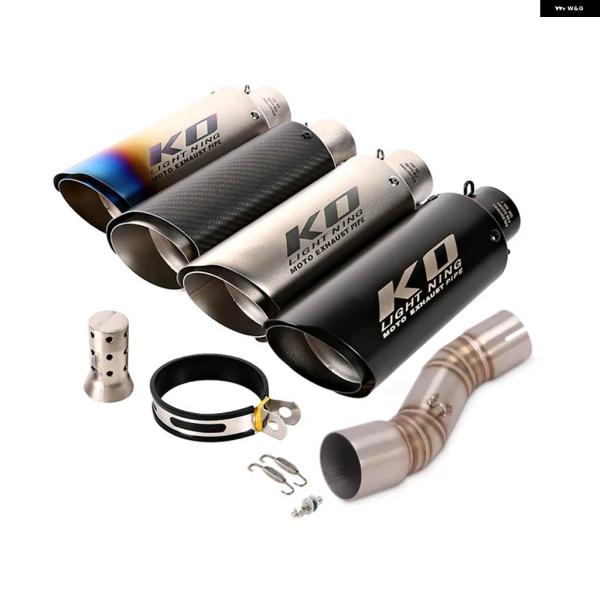 CFMOTO CLX-700 2020-2023年型 ステンレス /カーボン用 バイク マフラーミッドリンク パイプ DB KILLERスリップオンなし カスタム パーツ アクセサリーSpecial Features:For CFMOTO ...