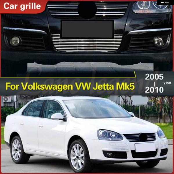 フロント バンパー アンダーセンターメッシュ グリル フォルクスワーゲン VW ジェッタ MK5 2005-2010 1個 カー スタイリング カバー グリル カスタム パーツ アクセサリーHigh-concerned chemical:N...