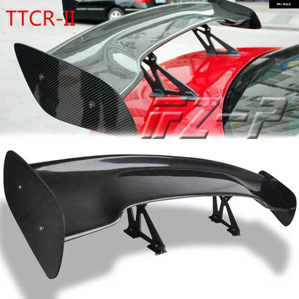 テール 外装 トリム 145CM ABSスポイラー GTカーボンテールウィング ウィング レーシングセダン共通 ウィング カー スタイリング カスタム パーツ アクセサリーPlacement on Vehicle:TrunkCountry/...