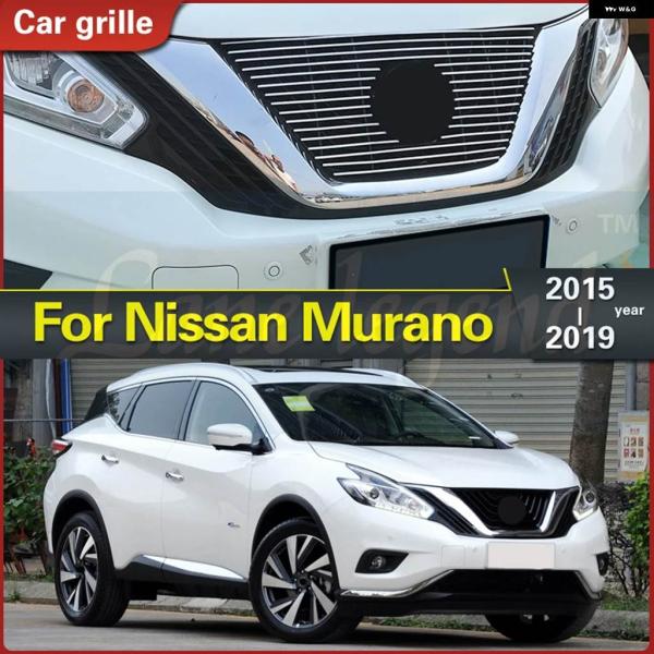日産 MURANO 2015-19 フロントセンター グリル カバー トリム レーシング グリル カー スタイリング カスタム パーツ アクセサリーHigh-concerned chemical:NoneSpecial Features:b...