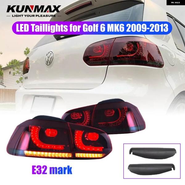 LED テールライト アセンブリ VW ゴルフ 6 MK6 GTI R 2008-2013 ダイナミック ウィンカー リバース フォグ ブレーキ テールライト プラグプレイ カスタム パーツ アクセサリーHigh-concerned che...
