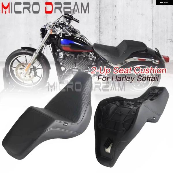 バイク ツーアップシート クッション パッド ハーレー ソフテイル FXLRST ローライダー ST 22-24 FXLRS ローライダー S 20-25 FLSB スポーツグライド 18-UP カスタム パーツ アクセサリーHigh-co...