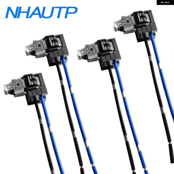 4個H1 H3 ソケットコネクタ 曲がったメスプラグ 車用 ヘッドライト バルブ ベース アダプター 銅線 カスタム パーツ アクセサリーHigh-concerned chemical:NoneCertification:NONESocke...