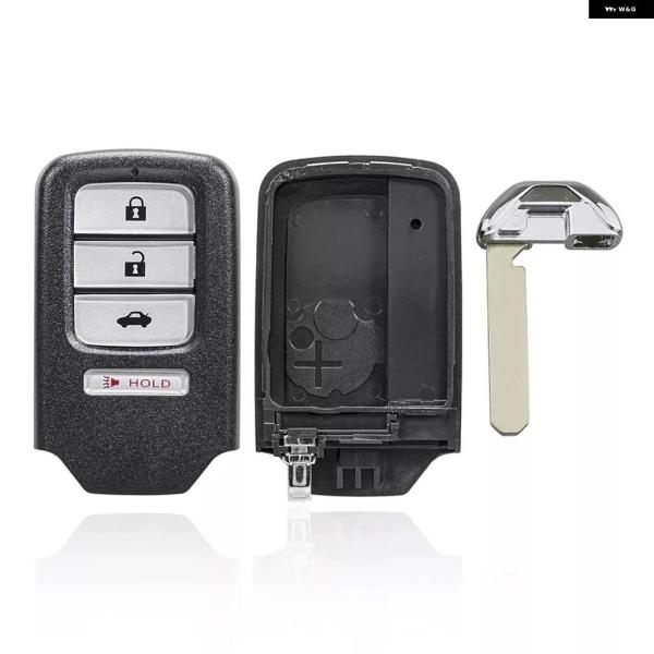 ホンダ アコード 2013-2020 シビック CR-V CR-Z パイロット用 4 ボタン 式カーリモートキーフォブ キーレスエントリー コントロール ACJ932HK1210A CWTWB1G0090 カスタム パーツ アクセサリーHi...