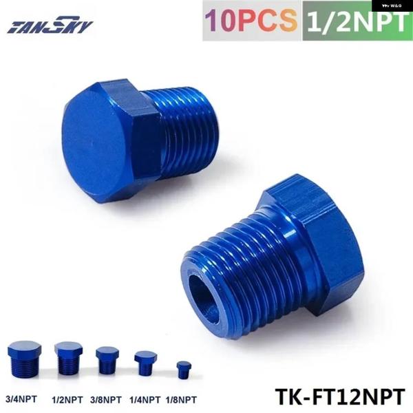 オイルウォーターティン 1/2インチ NPT カーボン六角ヘッドプラグキャップ ねじ込み式 ブルー TK-FT12NPT カスタム パーツ アクセサリーProduct Type:Engine AccessoriesSpecial Featu...