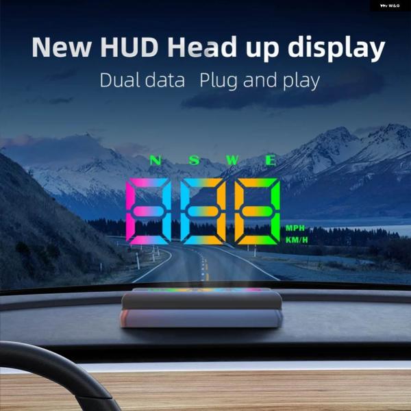 ヘッドアップ ディスプレイ カーデジタルGPSHUDスピード超過アラーム光 センサー KM/H/MPH表示点滅アラーム音し カスタム パーツ アクセサリーHigh-concerned chemical:NoneOrigin:Mainland...