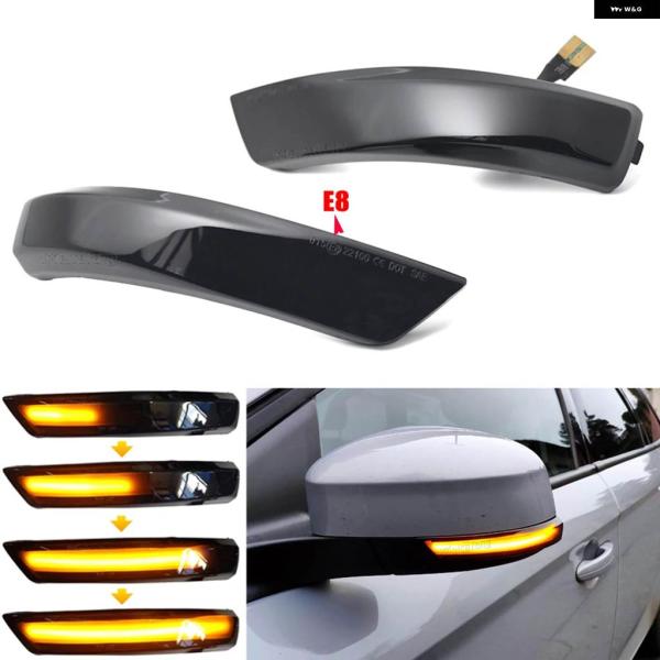 LEDダイナミックウィンカーライトサイドウインカーリピーターランプ フォード フォーカス 2 MK2 3 MK3モンデオ4 MK4 カスタム パーツ アクセサリーHigh-concerned chemical:NoneFor Vehicle...