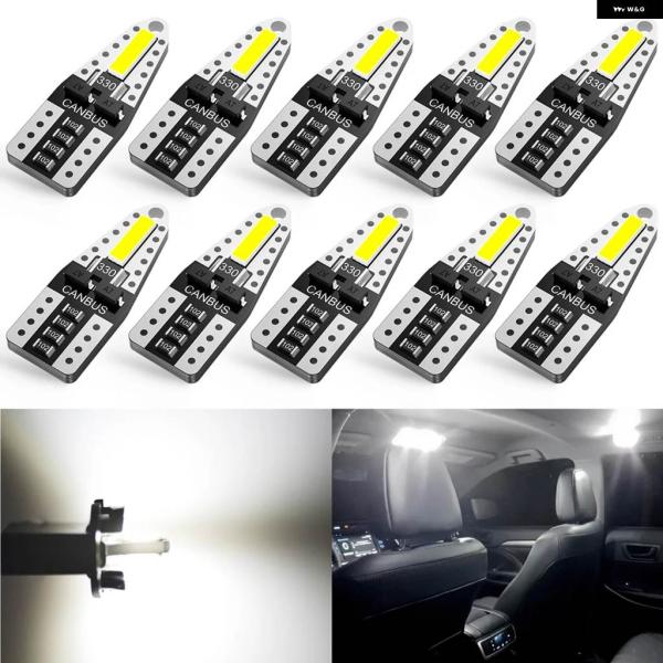 10個W5W T10 LED バルブ CANBUS メルセデス ベンツ BMW アウディ フォード 車内灯 194 LEDシグナルランプ 6000K 12V カスタム パーツ アクセサリーHigh-concerned chemical:No...