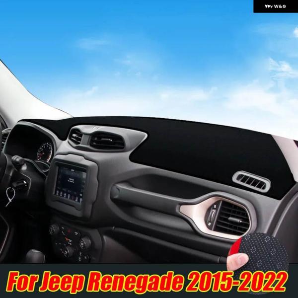 ブラック ダッシュボード ダッシュ マット DASHMAT サン カバー パッド ジープ レネゲード 2015-2022 カスタム パーツ アクセサリーHigh-concerned chemical:NoneOrigin:Mainland ...
