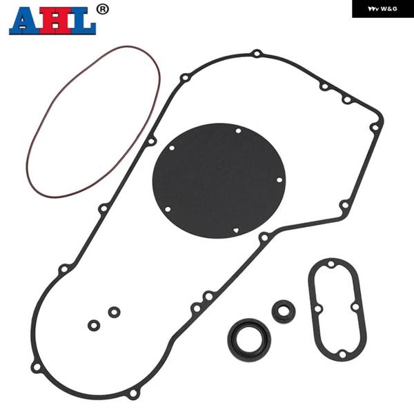 ハーレー スポーツスター 883 1200 XL883 XL1200Cロード用 バイク クラッチプライマリーカバー ガスケットキット FLHR KING FLHP FLSTS VRSCA FLTCU カスタム パーツ アクセサリーHigh-...