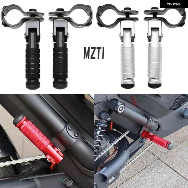 30-35MMハードアルミポリクローム バイク 部品 汎用 ペダル 折りたたみ 式 フットペグ カート自転車カート カスタム パーツ アクセサリーHigh-concerned chemical:NoneModel Name:Folded F...