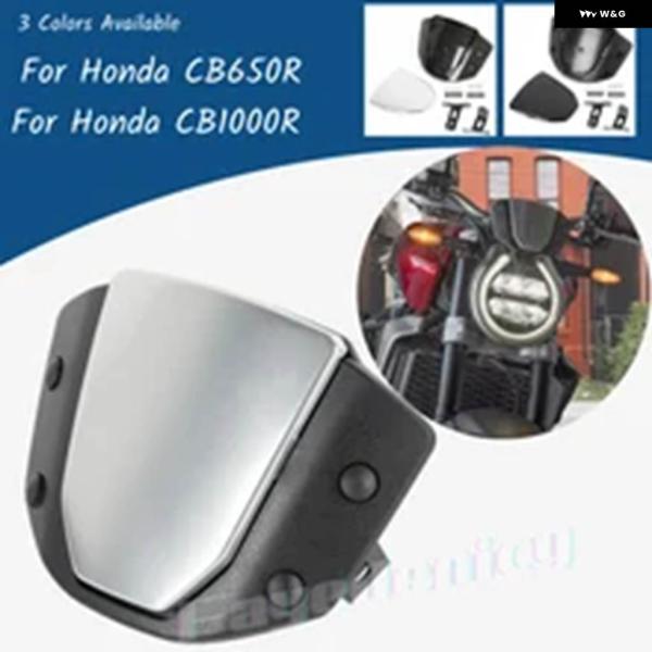 ホンダ CB650R 2019-2023 CB1000R 2018-2020用 バイク フロントガラス スポーツ風面フレクターバイザースクリーン ブラケット 付き カスタム パーツ アクセサリーProtective parts:Lighti...