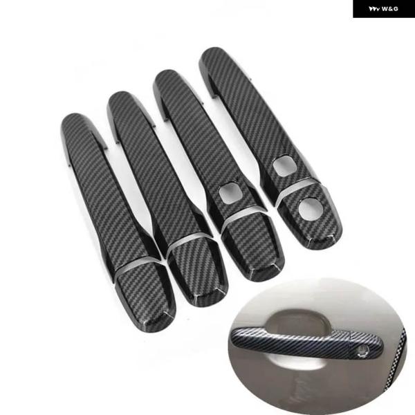 トヨタ プリウス20 2004 - 09 XW20カーボンクロームカー ドアハンドル カバー トリム スタイリング カーアクセサリー カスタム パーツ アクセサリーHigh-concerned chemical:NoneCategory:3...