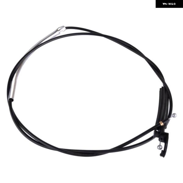 エンジン ボンネット ラッチリリース ケーブル ライン ブラック アウディ A6 S6 C6 RS6 2008 - 11 LHD 4F1823531B カスタム パーツ アクセサリーHigh-concerned chemical:NoneB...