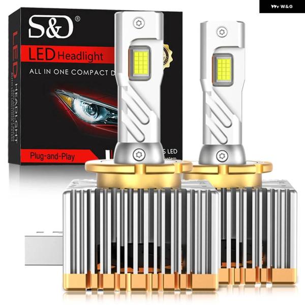 300000LM D1S D3S LED ヘッドライト 電球 CANBUS D2S D5S D8S D4S LEDライト D1R D2R D3R D4R カーランプ オートライト 6500K 12V 24V カスタム パーツ アクセサリーH...