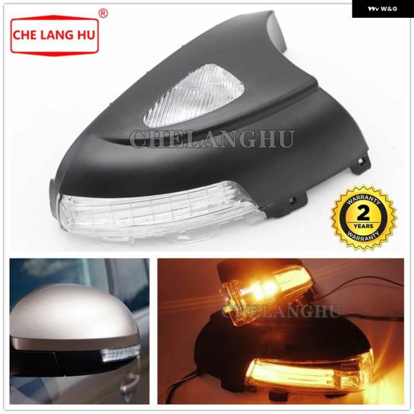 VWティグアン2007向けLEDライト - 11カー スタイリング リアLEDミラー ランプランプウインカー インジケーター パドルライト付き カスタム パーツ アクセサリーSpecial Features:LED Mirror Light...