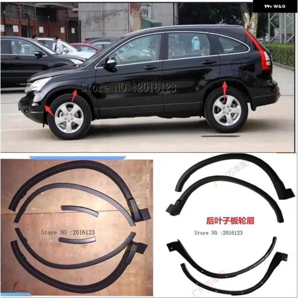 2007年2010年 ホンダ CRVホイールアーチ トリム 前後 バンパー リーフ トリム パネル 自動車用ホイールアイブロウアンチインサーション カスタム パーツ アクセサリーHigh-concerned chemical:NoneSpe...