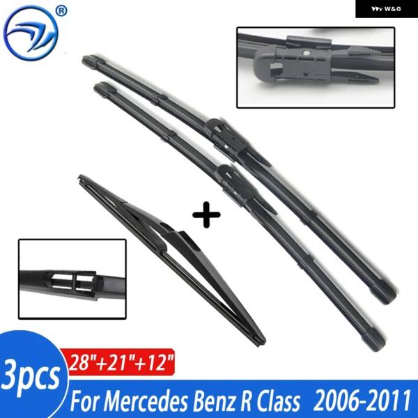 フロントガラス ワイパー ブレード メルセデス ベンツ R GL M ML クラス W251 W164 X164 フロントリア ウィンドウ 2006 - 11 カスタム パーツ アクセサリーHigh-concerned chemical:N...