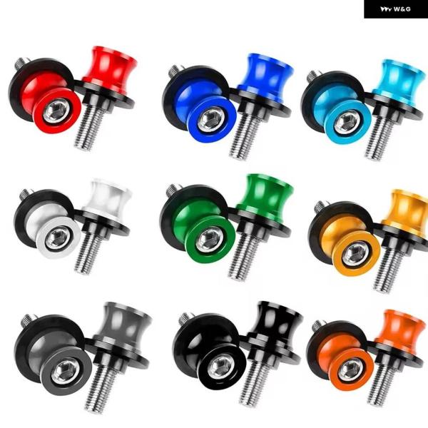 YZF バイク 6MM アルミ スイングアーム スプール スタンド スクリュー スライダー ヤマハ R3 R6 R25 2013-2015 - 19 M6 カスタム パーツ アクセサリーProtective parts:OtherHigh-...