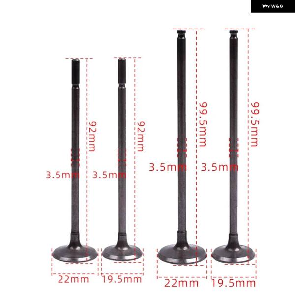 3.5MM バイクインレットアウトレット吸気バルブ排気バルブステムキット ホンダ CB400 CB 400 VTEC 2001-2010 - 14 09 カスタム パーツ アクセサリーHigh-concerned chemical:None...