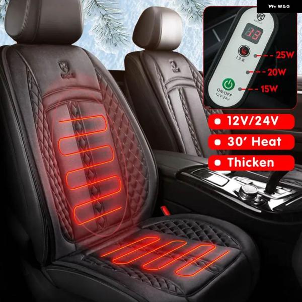 12V/24V シートヒーター 長さ120CM 加熱式カーシートカバー ホット ヒーターマット 冬用電気式加熱シートクッション カスタム パーツ アクセサリーFilling:PE Foam,COTTONTarget Pet:Dog &amp...