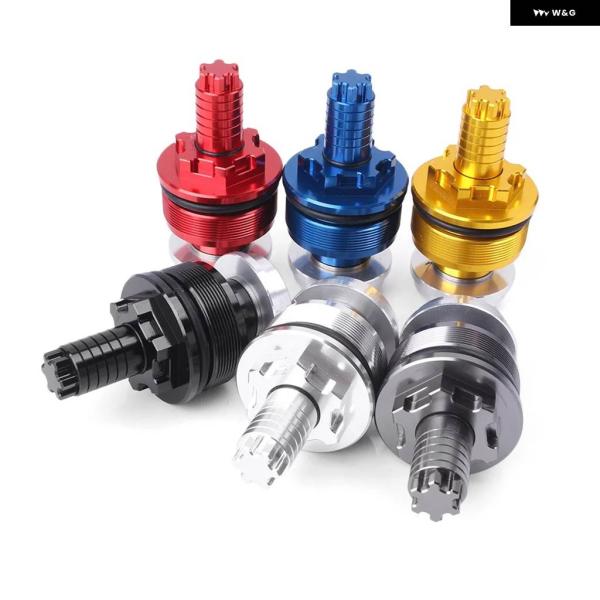 41MM アルミバイクフロントショックアブソーバースクリューカバーキャッププリロードアジャスターフォークボルトヤマハ YZF R25 /YZF R3 カスタム パーツ アクセサリーHigh-concerned chemical:NoneIt...