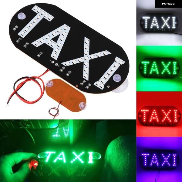 12V タクシー LED フロントガラス キャブ インジケーターランプ サイン カラフル LED フロントガラス タクシー ライト ランプ カスタム パーツ アクセサリーHigh-concerned chemical:NoneVoltage...
