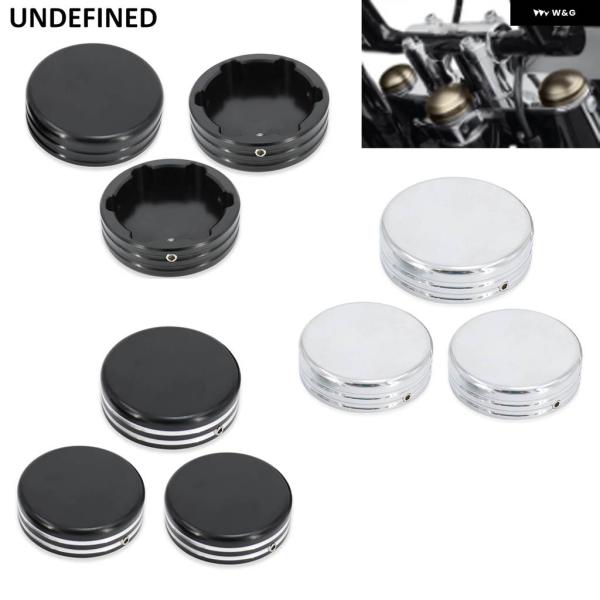 バイクアッパーフォークステムカバー ナットキャップ ハーレー ダイナ ファットボブ スーパーグライド FXDL 06-2017 ソフテイル FLS スポーツスター 1200 カスタム パーツ アクセサリーItem Weight:0.14kg...
