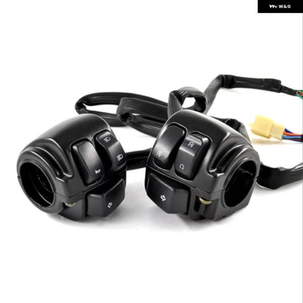 バイク 1インチ25MM ハンドルバー コントロール スイッチ 配線ハーネス ハーレー ソフテイル 1996-2012 ダイナ スポーツスター 883 1200 V-ROD カスタム パーツ アクセサリーHigh-concerned che...