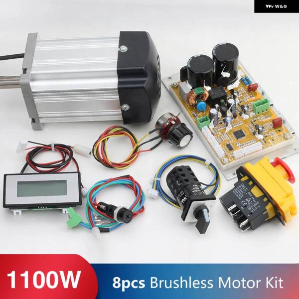 1100W ブラシレス DC モーター/メインコントロールボード//WM210V 旋盤パワードライブボードモーターキット カスタム パーツ アクセサリーHigh-concerned chemical:NoneOutput Power:750...